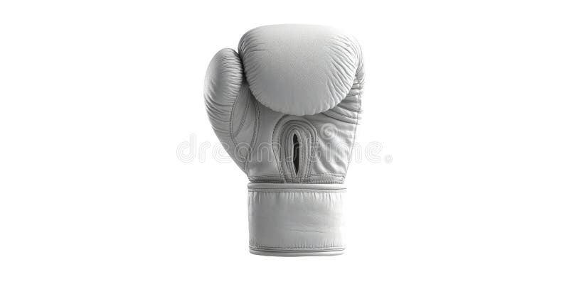 Grey Boxing Glove Isolated on Transparent Background Stock Image ...