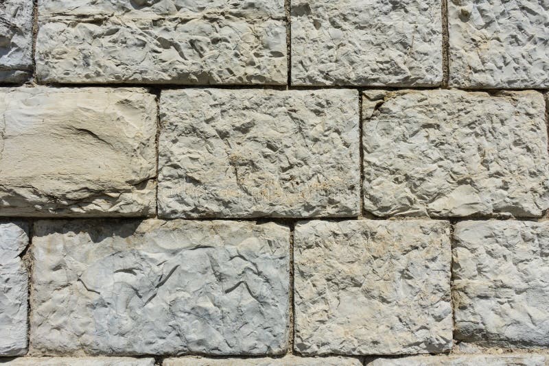 Old Rock Wall Front View for Background Design Stock Image - Image of ...