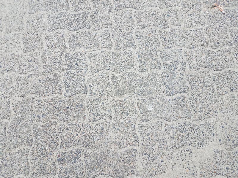 Grey Bricks or Stones on the Floor or Ground Stock Photo - Image of ...