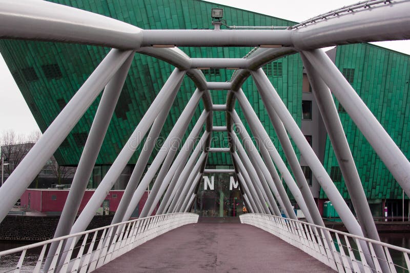 Grey bridge editorial stock photo. Image of netherlands - 50399113