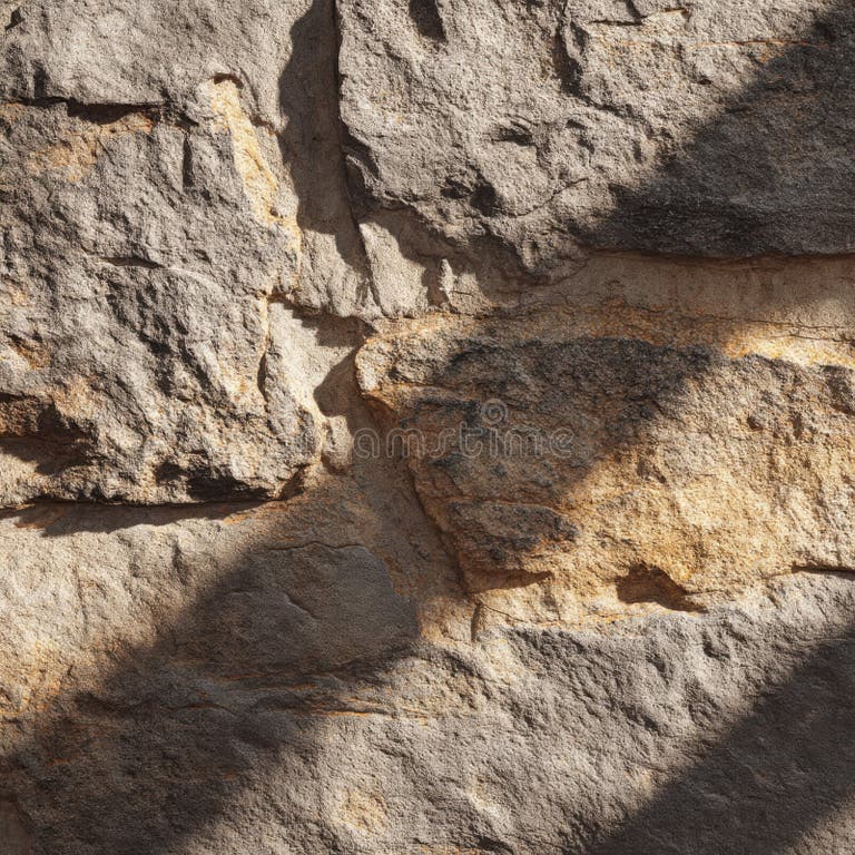 Grey and Brown Stone Wall Texture Stock Illustration - Illustration of ...