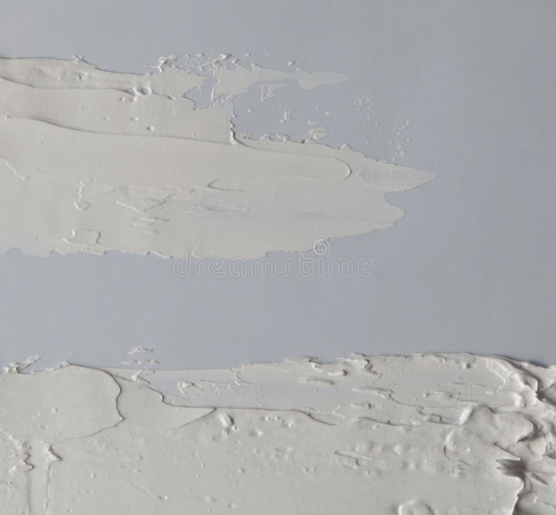 Grey Brush Stroke on Gray Empty Wall Stock Photo - Image of brush ...