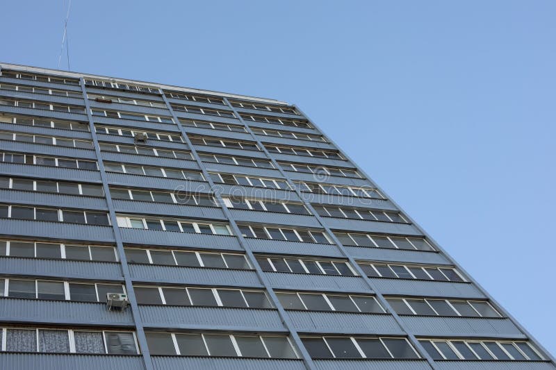 Windows of a Tall Skyscraper Office Building.. Stock Photo - Image of ...