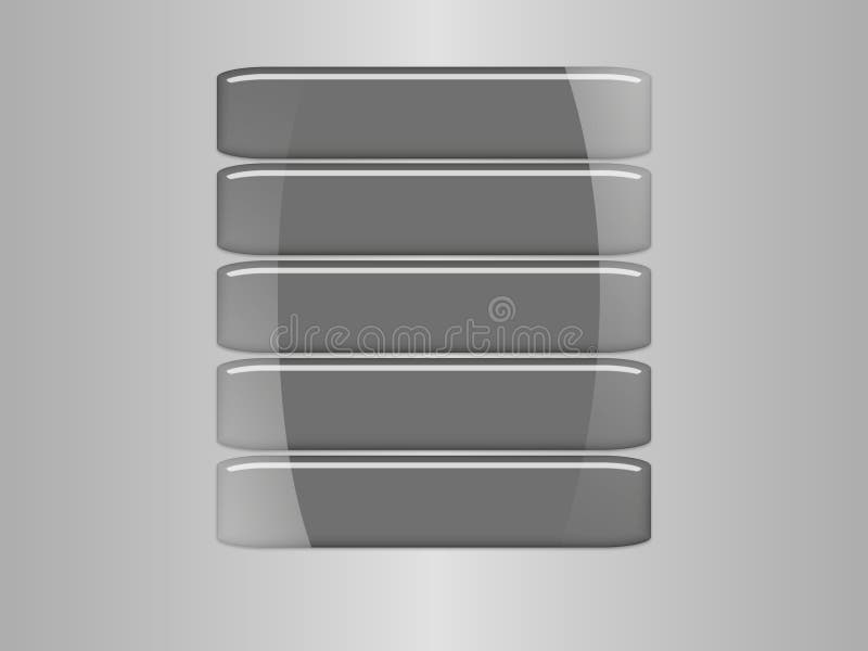 Grey buttons stock illustration. Illustration of gray - 11414141