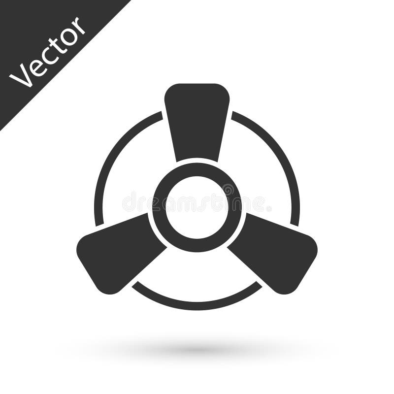 Grey Motor Gas Gauge Icon Isolated on White Background. Empty Fuel ...