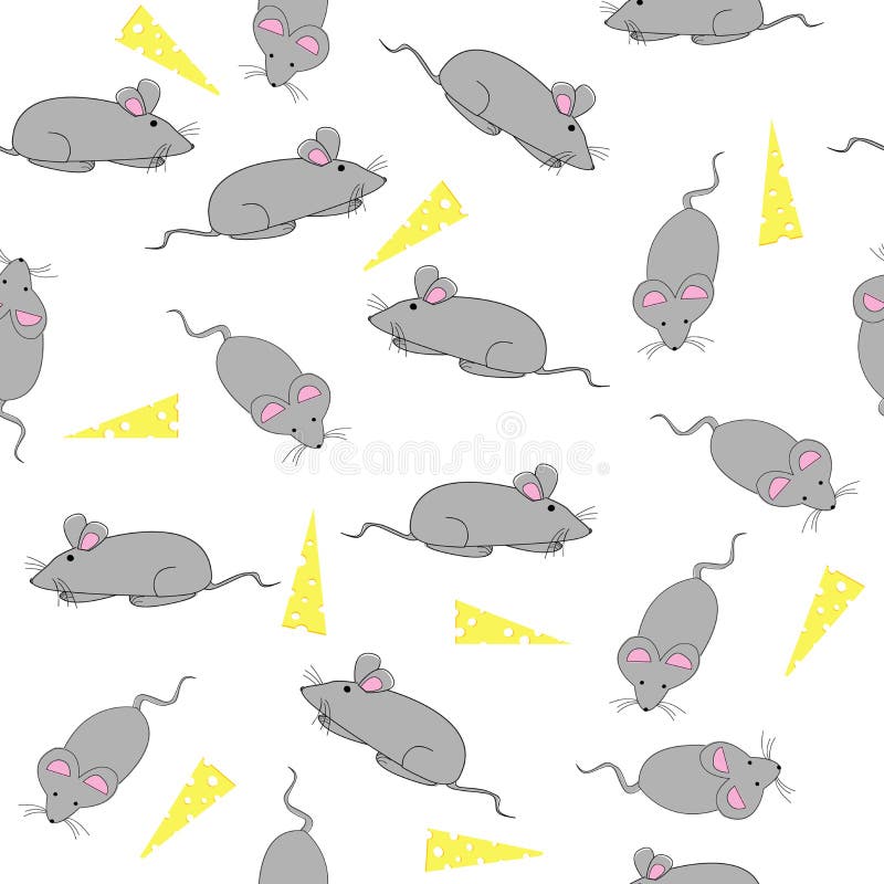 Mice and cheese stock vector. Illustration of icon, curves - 4717618
