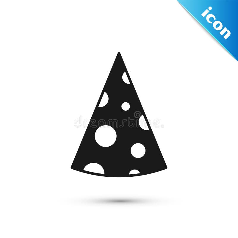 Grey Cheese Icon Isolated Seamless Pattern on Black Background. Vector ...