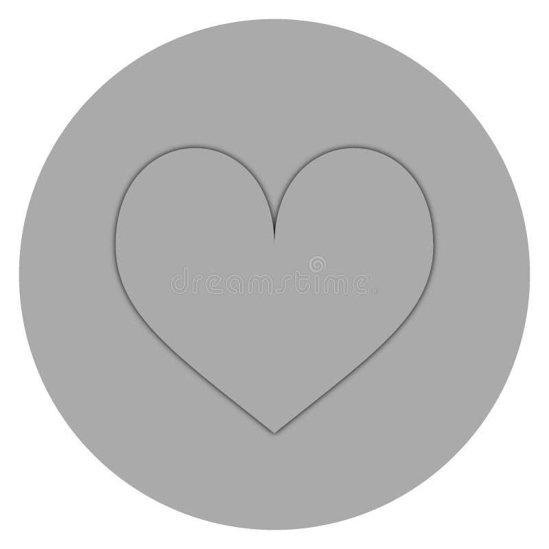 Grey Circle Shape Label for Website Graphics Stock Illustration ...