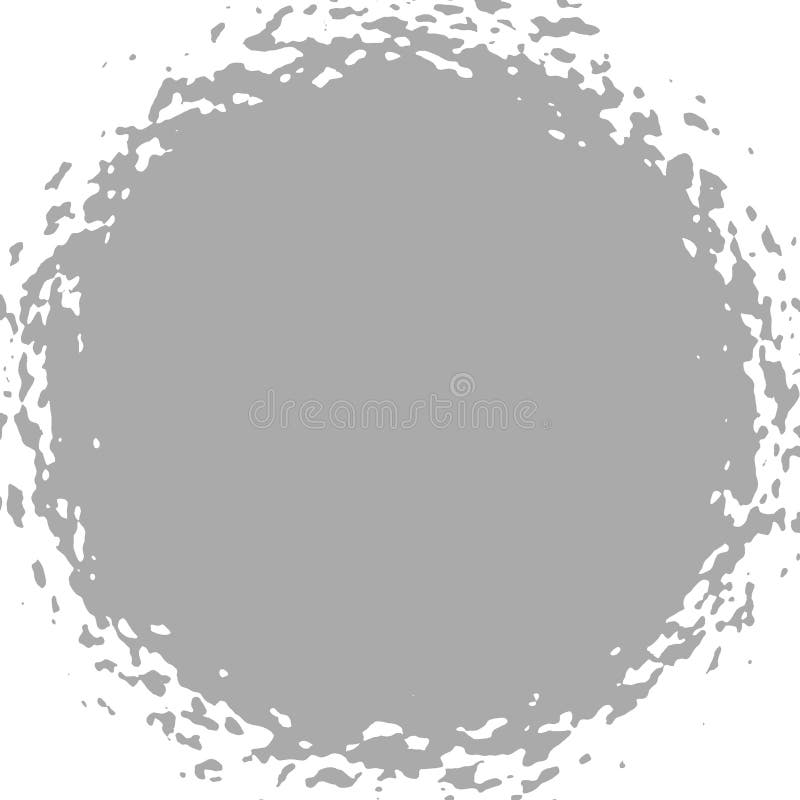 Grey Circle Shape Label for Website Graphics Stock Illustration ...