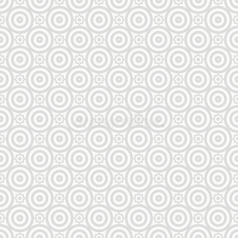 Grey Circular Geometric Background Vector Template Stock Photo ...