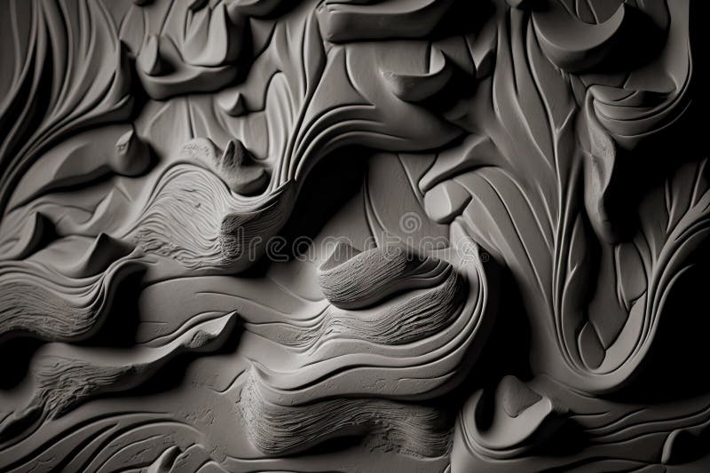 Grey Clay Plasticine Texture Background for Design Stock Image - Image ...