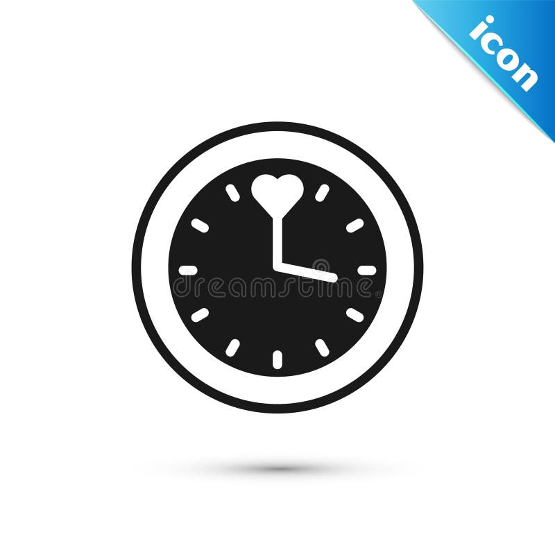 Grey Clock Icon Isolated on White Background. Time Symbol Stock Vector ... Grey Clock Icon Isolated on White Background. Time Symbol Stock Vector ...