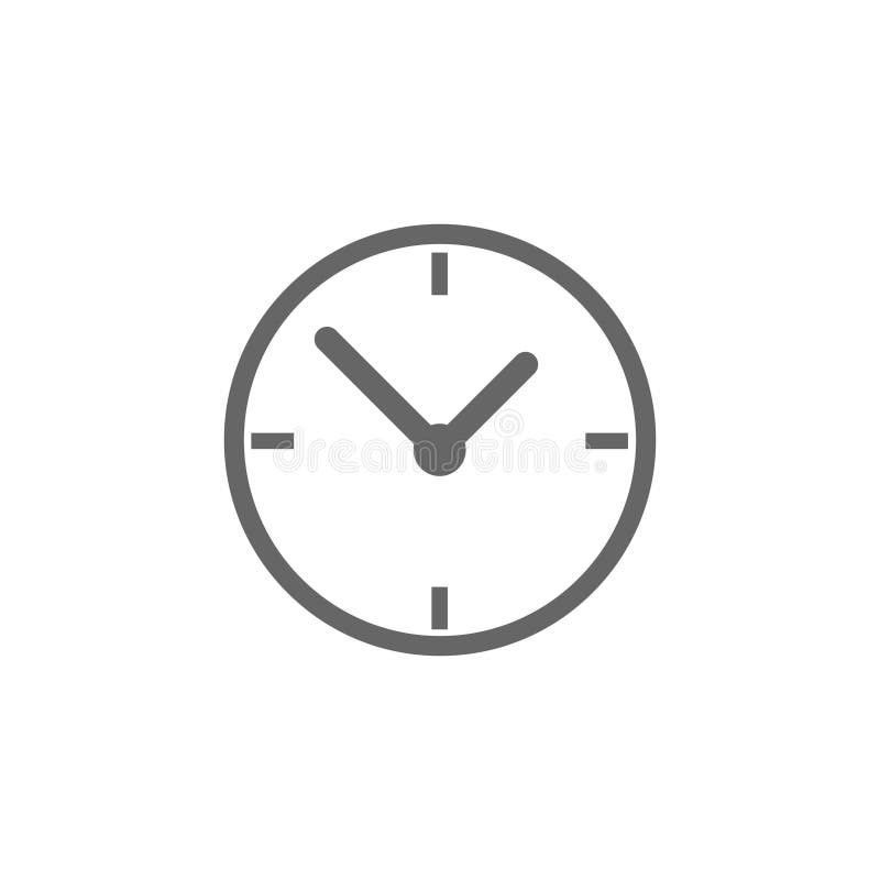 Grey Clock Icon Stock Illustrations – 9,333 Grey Clock Icon Stock ...