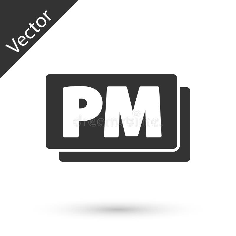 Pm Symbol Stock Illustrations – 1,730 Pm Symbol Stock Illustrations ...