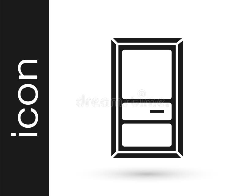 Grey closed closet stock vector. Illustration of cupboard - 153437155