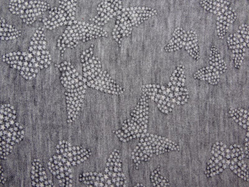 Grey Cloth with Butterfly Pattern Stock Illustration - Illustration of ...
