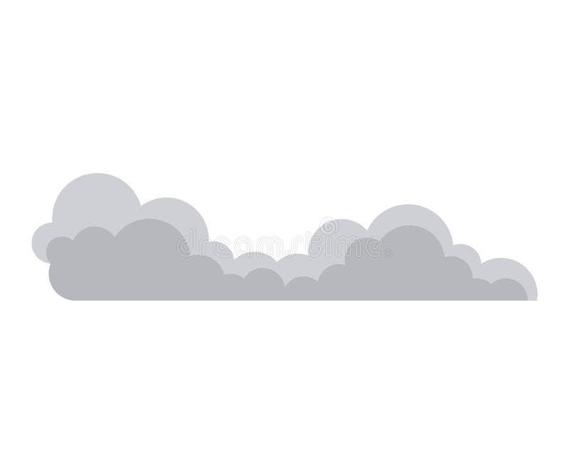 Grey Cloud Formation on a Light Background Representing Weather and ...