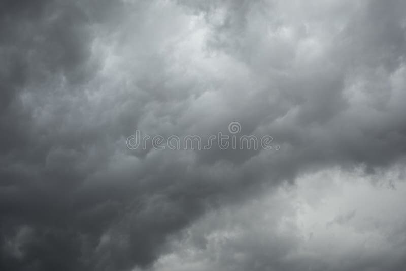 Grey Clouds. the Sky before the Rain. Bad Weather Stock Photo - Image ...