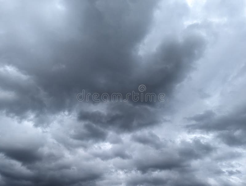 Grey Clouds in the Sky Washington State Stock Photo - Image of ...