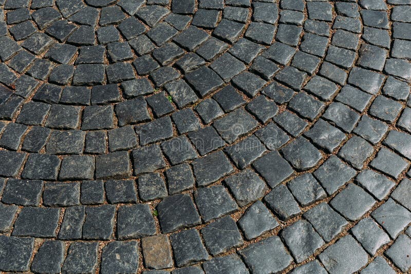 Grey Cobblestone Background, Texture Stock Image - Image of material ...