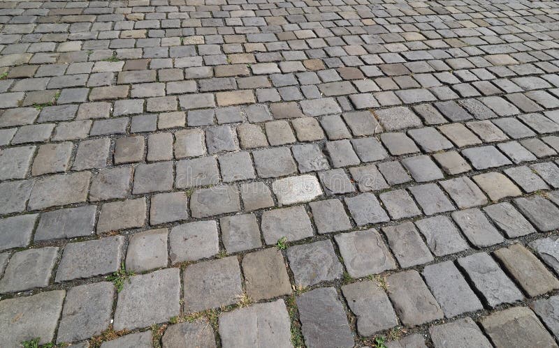 Grey Cobblestone Texture for Traditional Pavement Design GenerativeAI ...