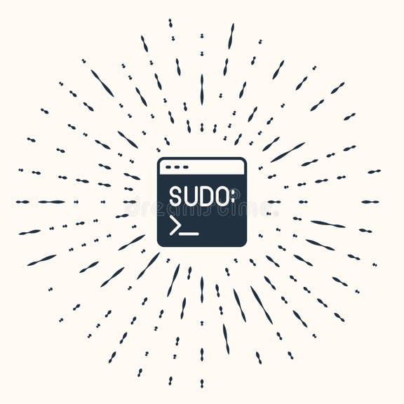 Grey Code Terminal Icon Isolated on Beige Background. Browser Window ...