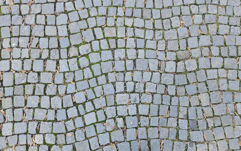 Grey Color Cobblestone Flooring Pattern and Texture Stock Photo - Image ...