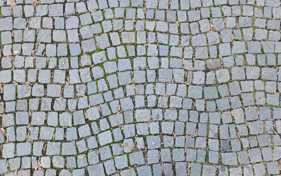Grey Color Cobblestone Flooring Pattern and Texture Stock Photo - Image ...