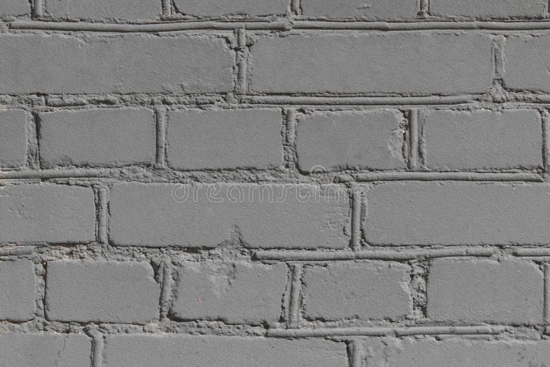 Grey Color Gray Paint Brick Wall Texture Background Structure Backdrop ...