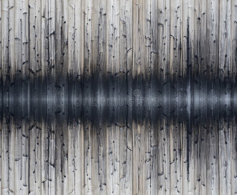 Grey Color Pine Tree Timber Plank in Vertical Line Striped with Black ...