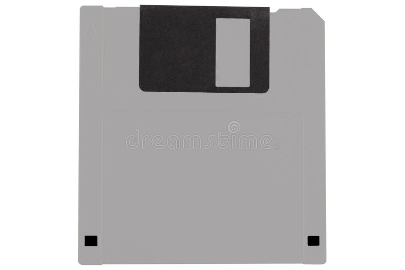 Grey Colored Old Retro Floppy Diskette in Stack Stock Image - Image of ...