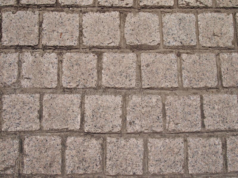 Grey Coloured Square Shaped Stone Bricks Stock Photo - Image of ...