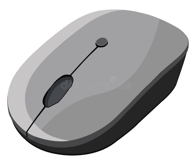 Computer Mouse, Illustration Stock Vector - Illustration of gadget ...