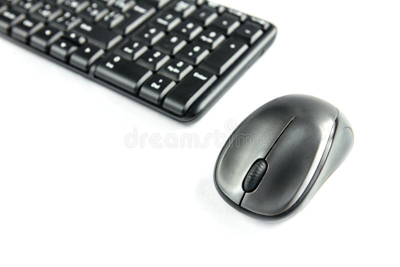Computer Mouse Isolated on White Background. Stock Image - Image of ...