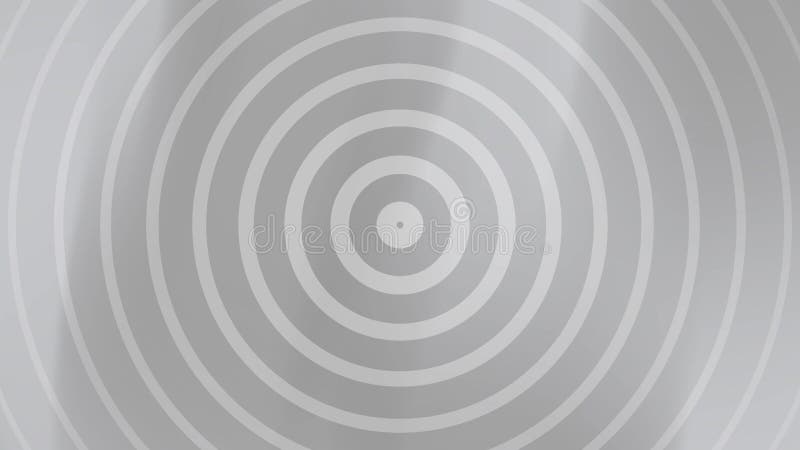 Grey Concentric Circles Abstract Background Loop. Stock Footage - Video of circles, wallpaper ...