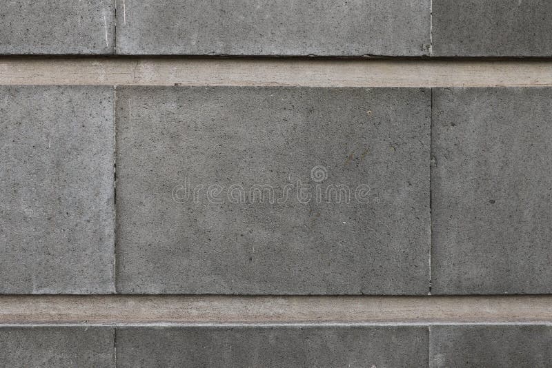 Grey Concrete Block Wall Texture Stock Photo - Image of graphic, design ...