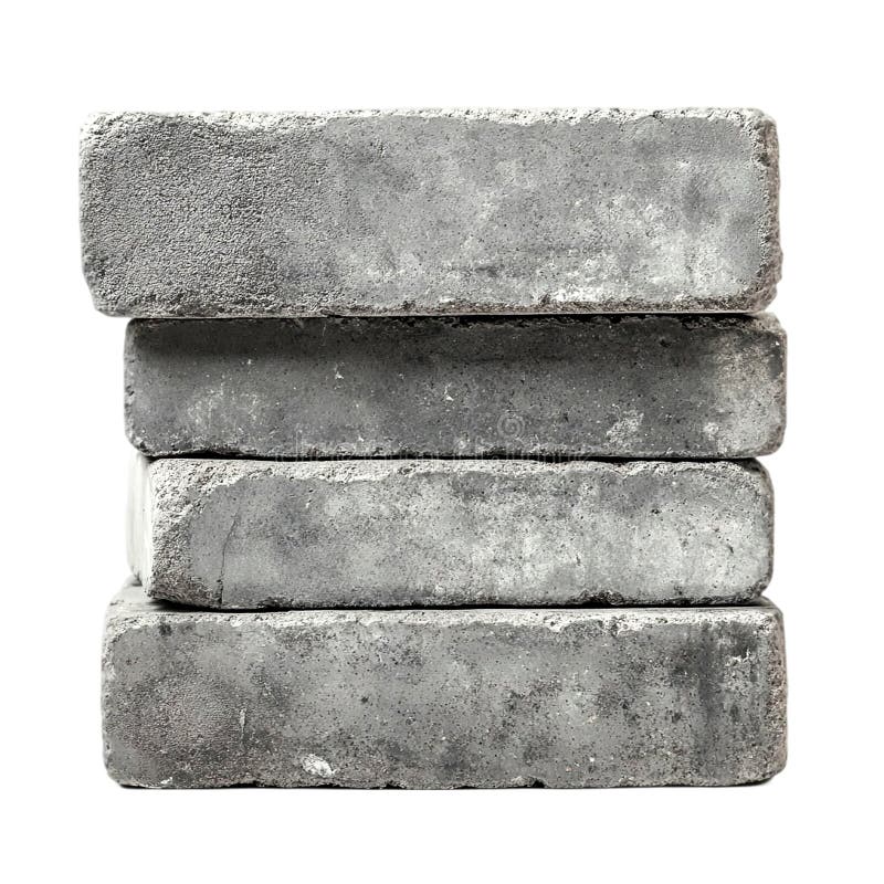 Grey Concrete Blocks Stacked Building Material Texture Gray Stone Rough ...