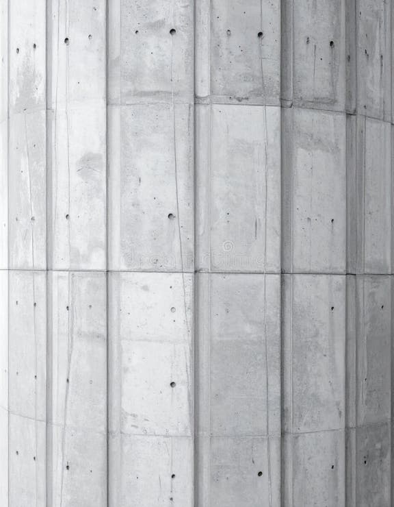 Grey Concrete Column Texture Architectural Detail Stock Illustration ...