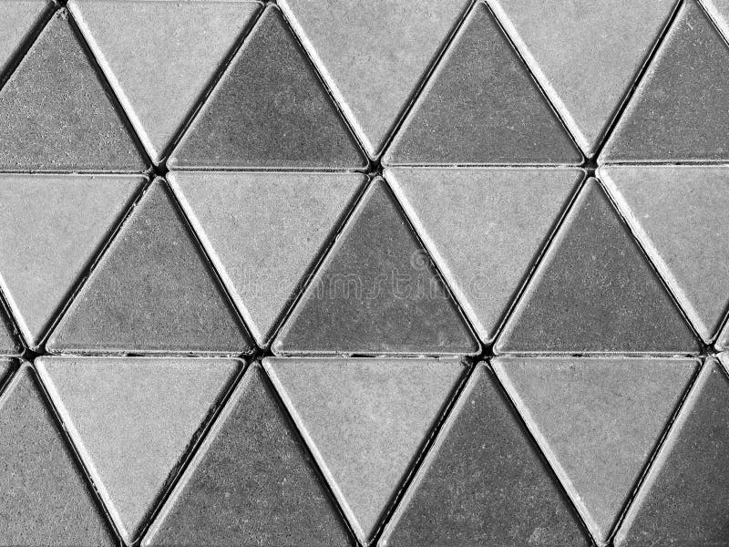 Grey Concrete Floor, Triangle Pattern Background Stock Image - Image of ...