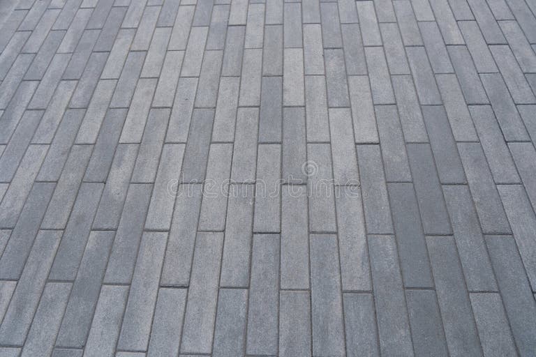 Grey Concrete Paving Pattern Forming Sidewalk Texture Stock Image ...