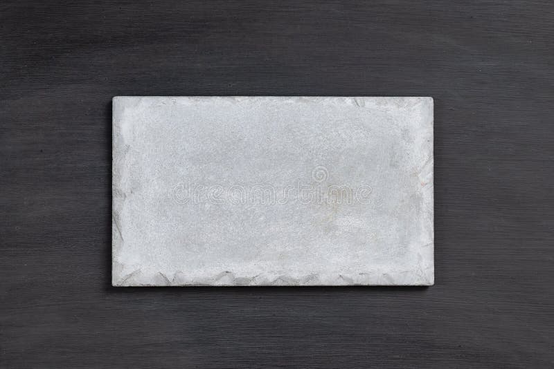 Grey Concrete Signboard on Dark Background Stock Photo - Image of copy ...