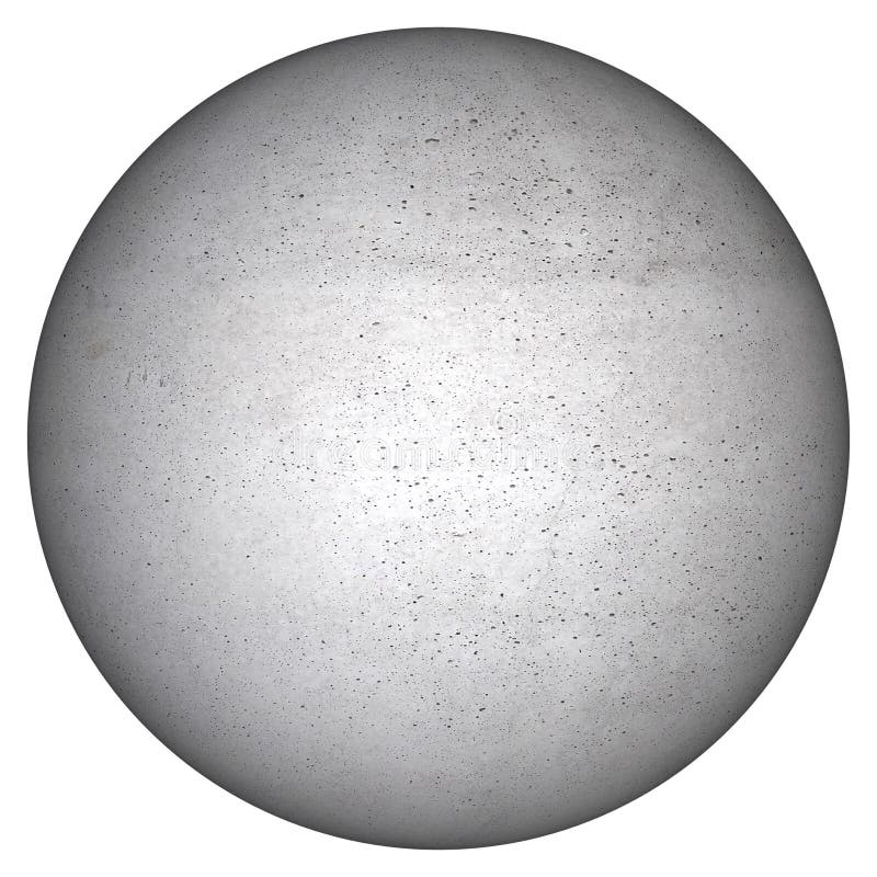 Grey Concrete Sphere White Background Stock Image - Image of ball, grey ...