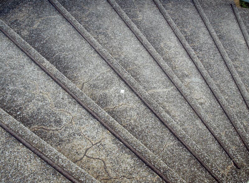 Grey Concrete Stairway in Fan Shape Stock Photo - Image of abstract ...