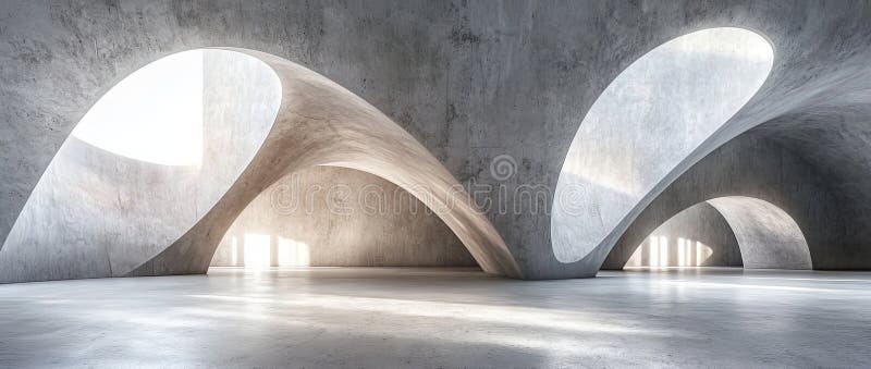 A Grey Concrete Wall with a Light Grey Plaster Texture and White Stucco ...