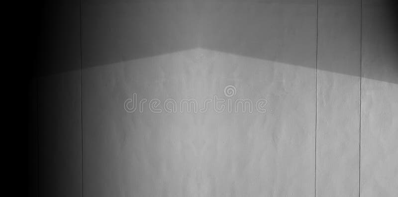 Grey Concrete Wall and the Shadow. Stock Image - Image of background ...
