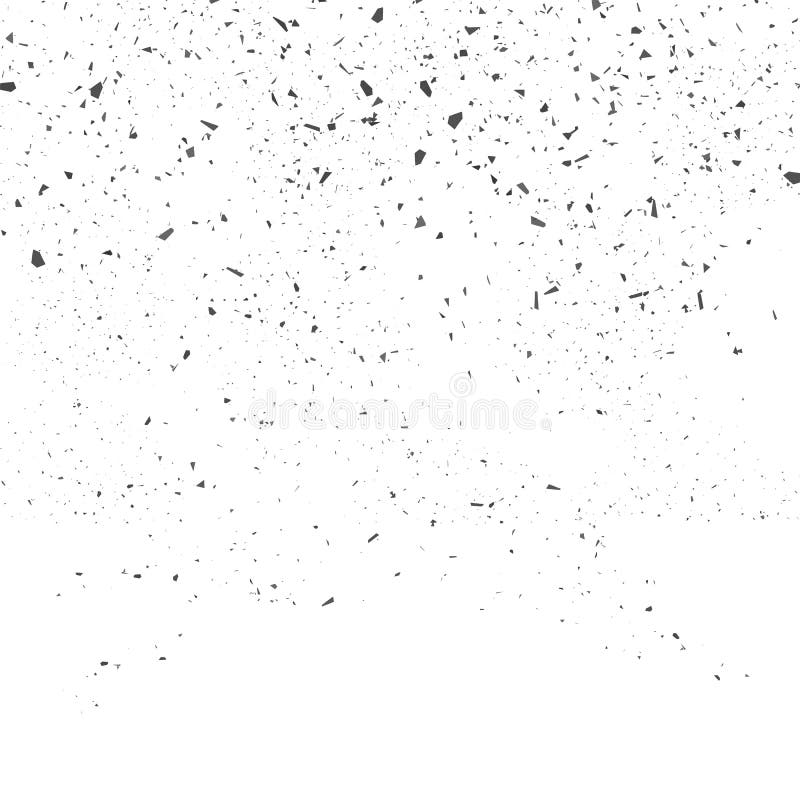 Grey Confetti Seamless Pattern on White Background. Set of Particles ...