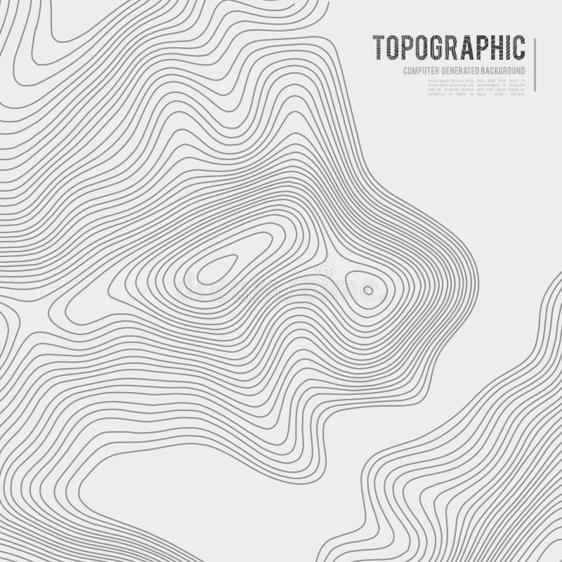 Grey Contours Vector Topography. Geographic Mountain Topography Vector ...