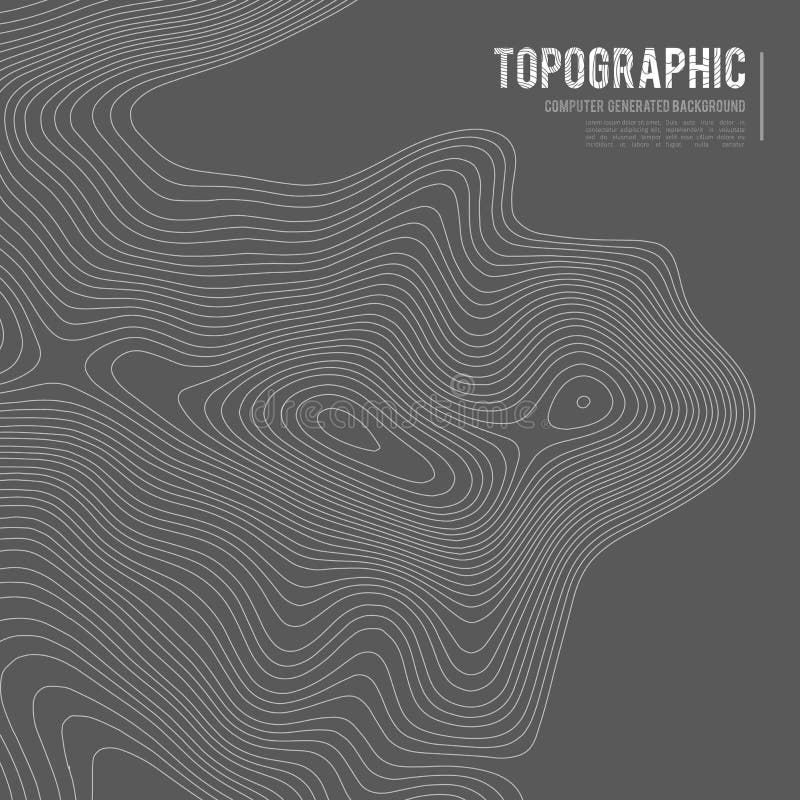 Grey Contours Vector Topography. Geographic Mountain Topography Vector ...