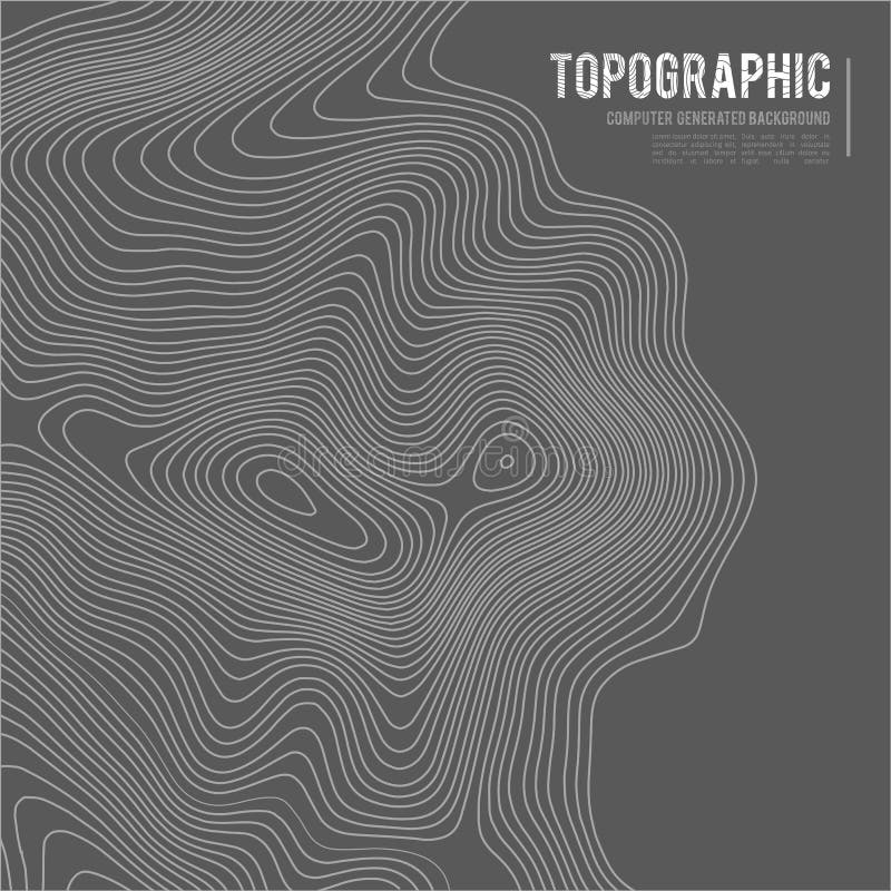 Grey Contours Vector Topography. Geographic Mountain Topography Vector ...