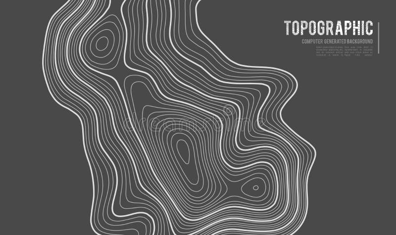 Grey Contours Vector Topography. Geographic Mountain Topography Vector ...